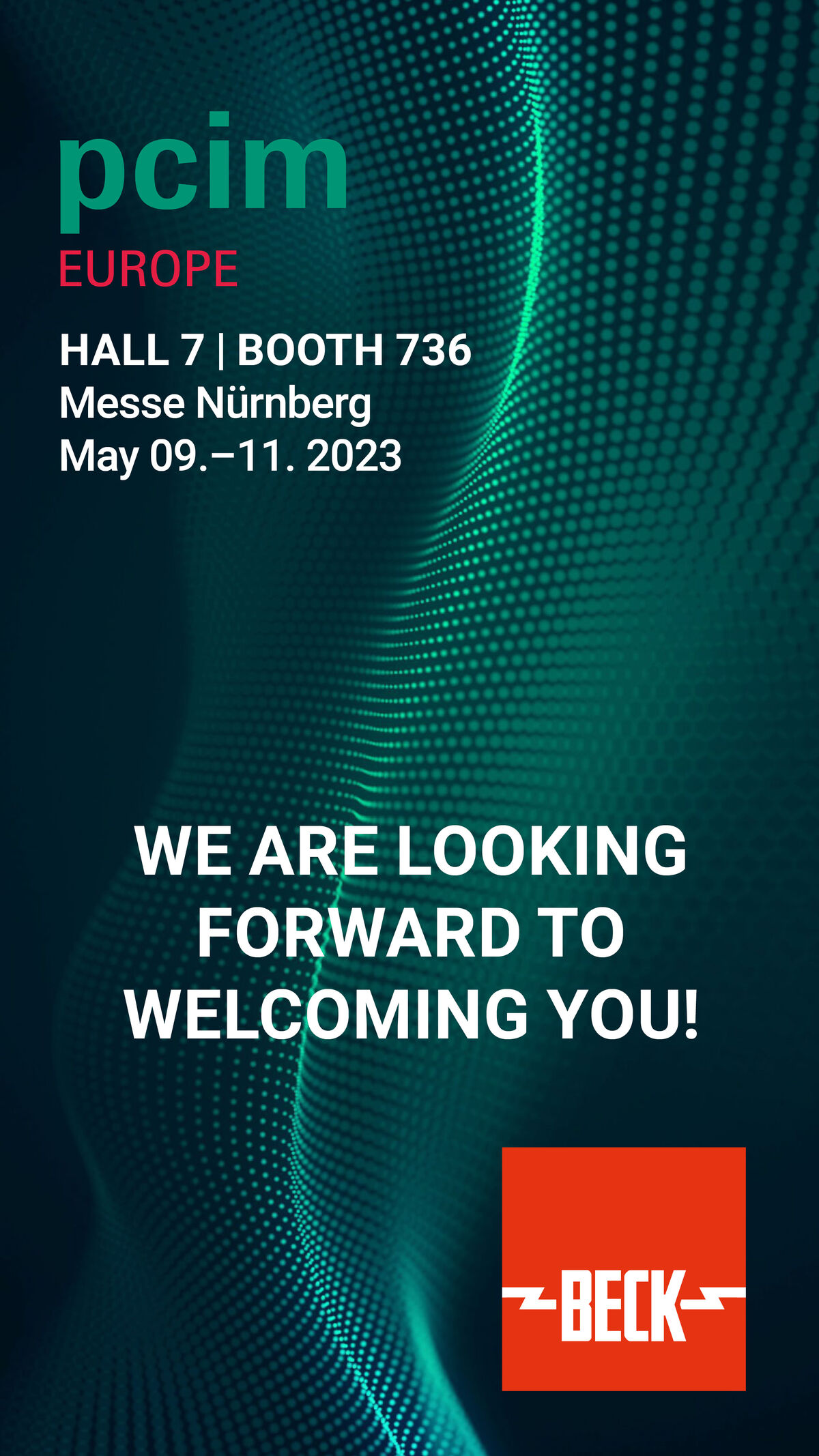 Newsroom News Article PCIM Europe 2023 in Nuremberg — BECK Electronic ...