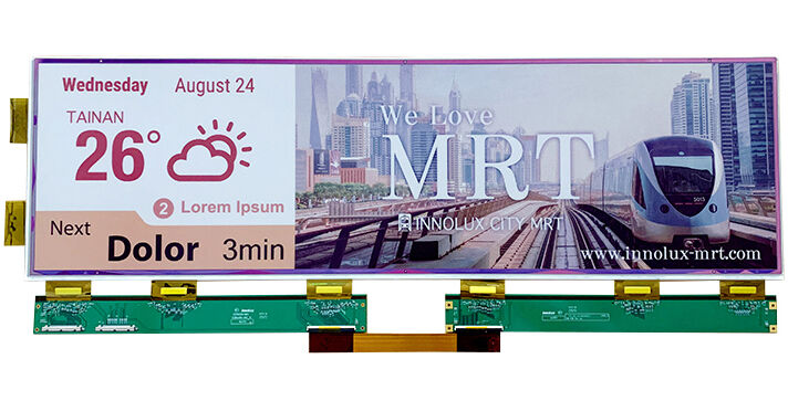 Newsroom News Article 28" large-sized bar type ePaper displays in full ...